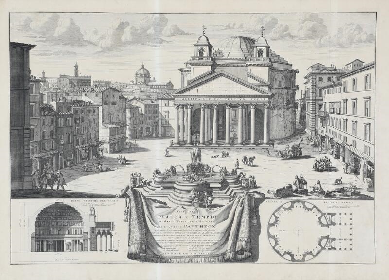 Specchi Alessandro | Piazza e tempio di Santa Maria della Rotonda gia l ...