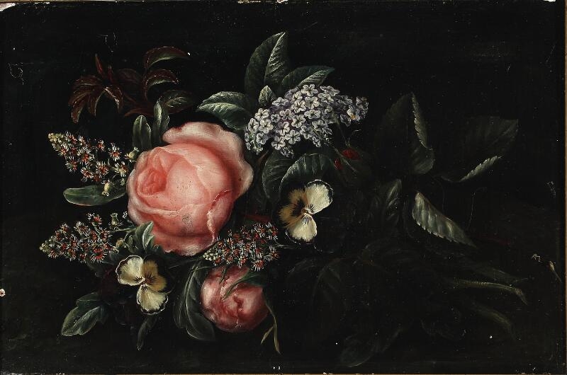 Johan Laurentz Jensen | Still life with roses and pansies | MutualArt