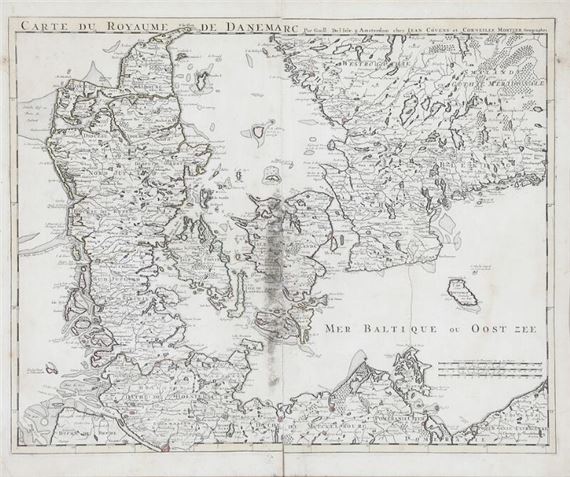 Guillaume Delisle | Carte du Royaume de Danemarc (1710) | MutualArt