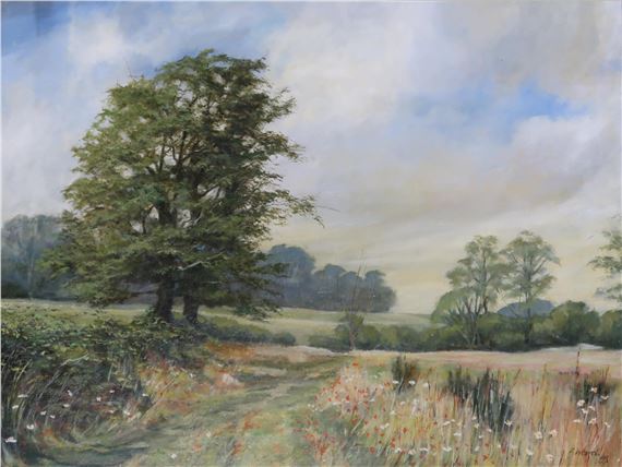 Frederick Ward | POPPIES OAKS (1985) | MutualArt