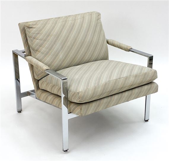 Baughman Milo | MILO BAUGHMAN FLAT BAR ARM CHAIR (Circa 1970s ...