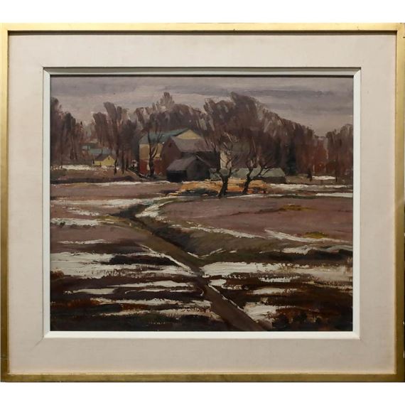 Frank Leonard Brooks | GREY NOVEMBER DAY (1942) | MutualArt