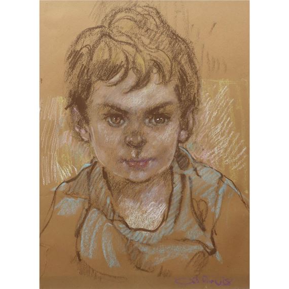 Arthur Shilling | PORTRAIT OF A YOUNG BOY (1968) | MutualArt
