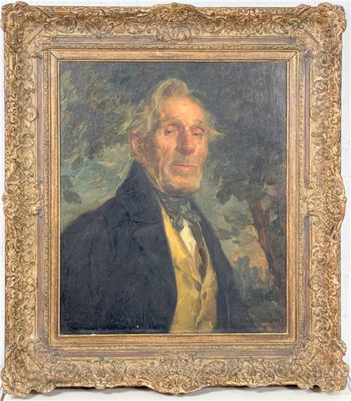 Hans Best | Porträt eines Gentleman (1841) | MutualArt