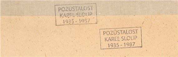 Karel Sloup | Před domem | MutualArt