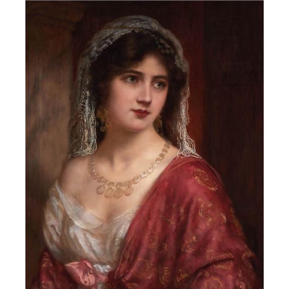 Abbey Altson | PORTRAIT OF A VEILED LADY (1910) | MutualArt