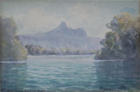 Herbert Clarke Simpson | MT WARNING TWEED HEADS (1963) | MutualArt
