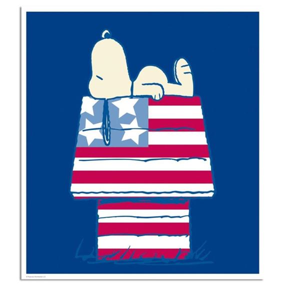 Charles Schulz | Stars and Stripes and Sleep | MutualArt