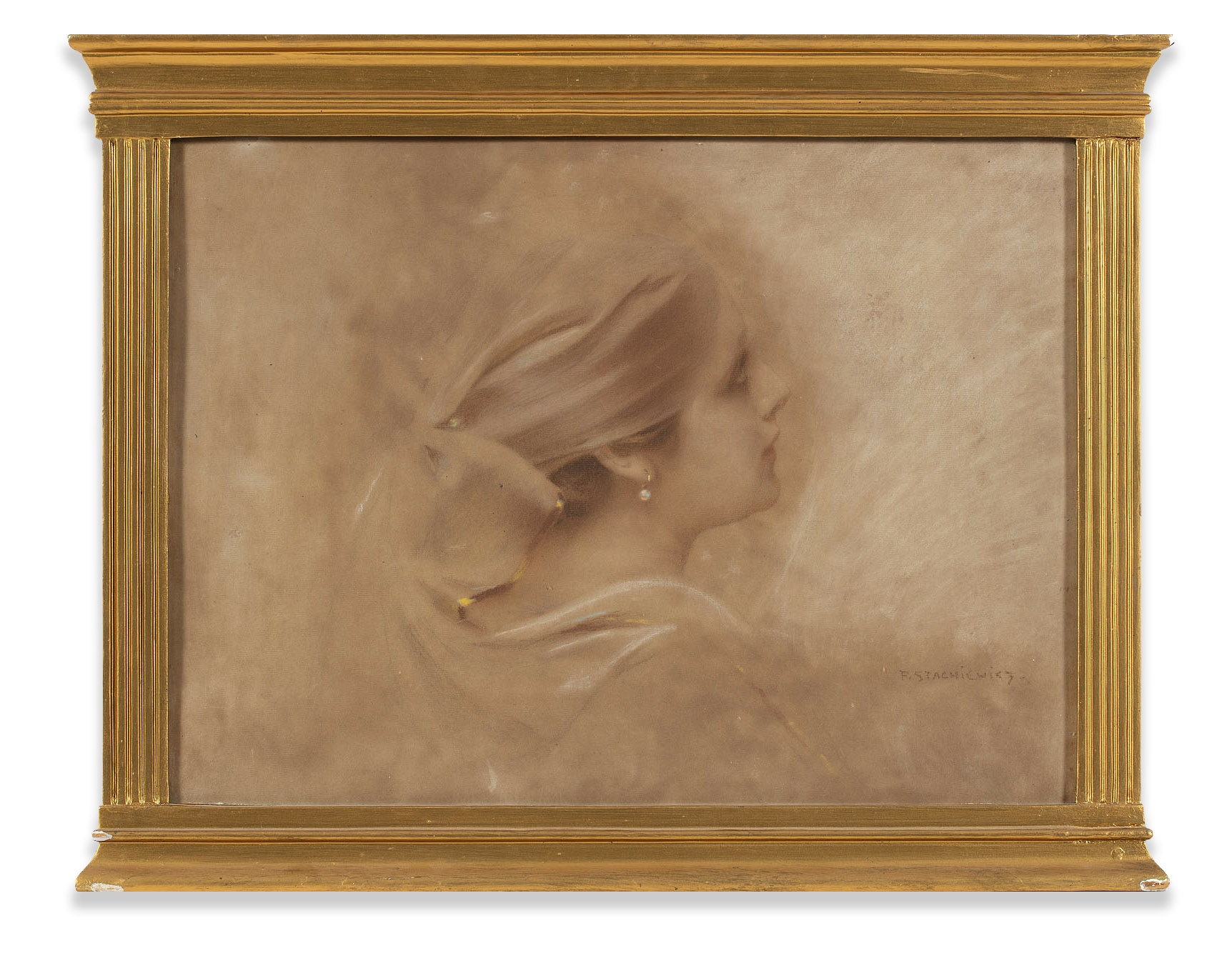 Piotr Stachiewicz | Odaliska z kolczykiem z perłą | MutualArt