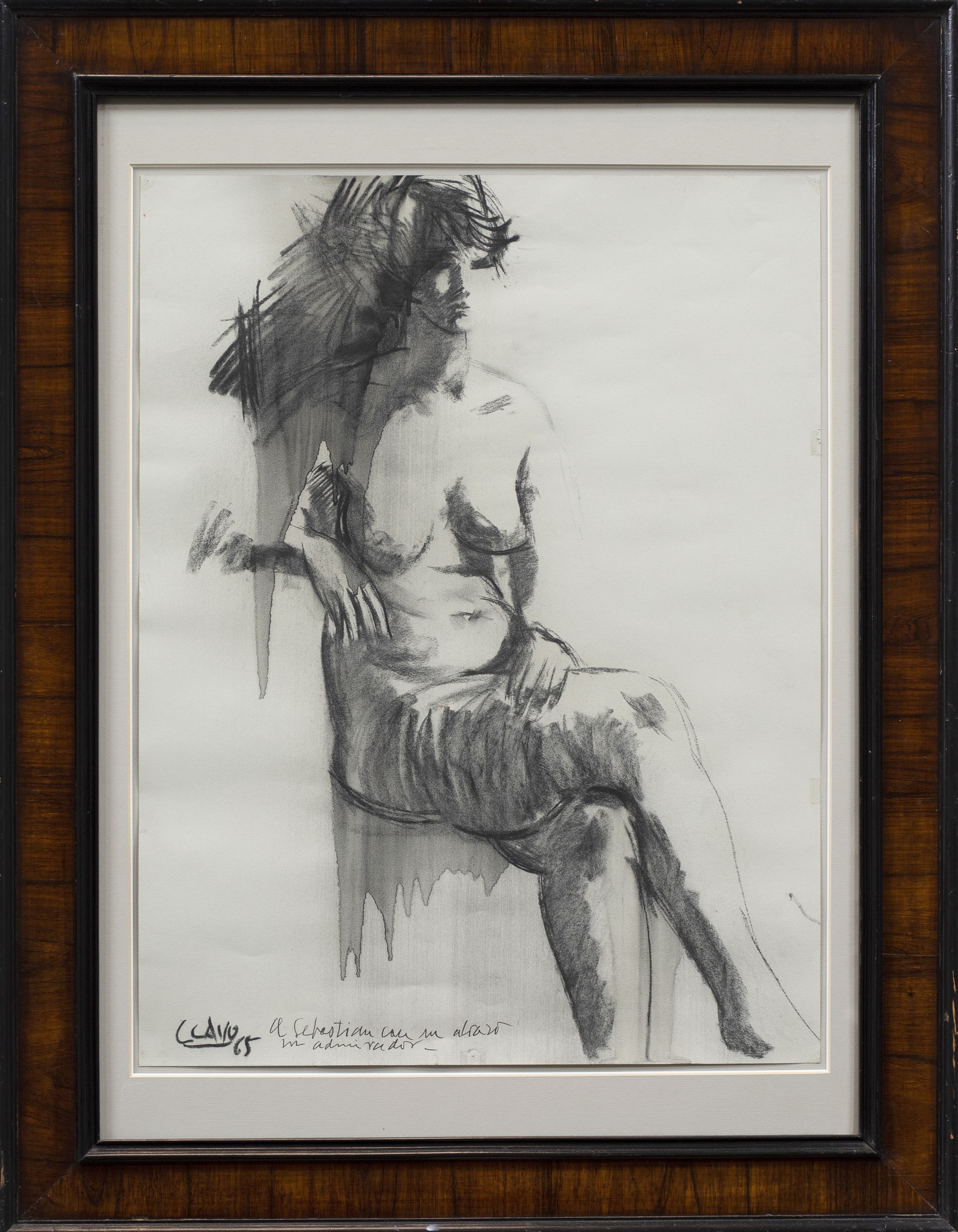 Javier Clavo Desnudo Femenino 1965 Mutualart