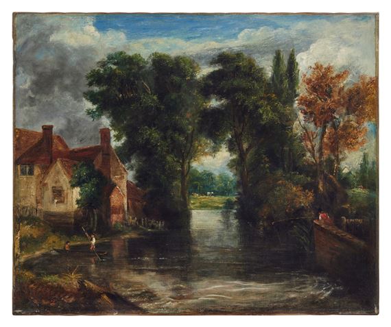 John Constable | The Mill Stream, Willy Lott's House | MutualArt