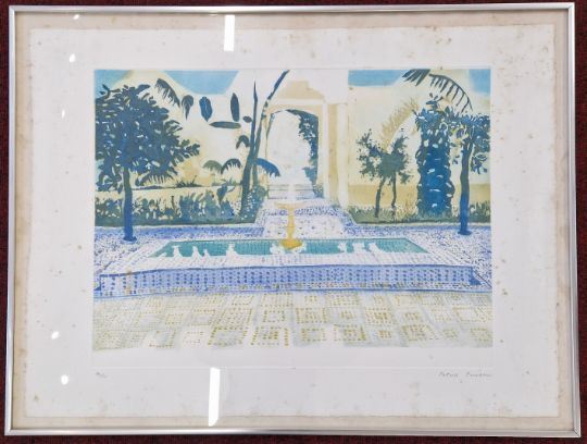 Patrick Procktor | Fountain by the Swimming Pool | MutualArt