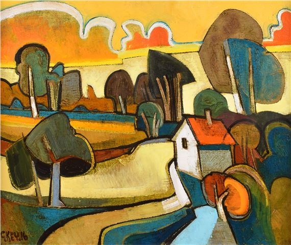 Geoffrey Key | Sunset Farm (2016) | MutualArt