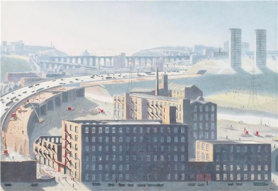 Helen Clapcott | Tiviot Dale and the Beehive Mills | MutualArt