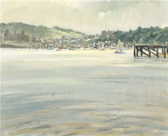 Gareth Parry | Conwy Harbour and Castle | MutualArt