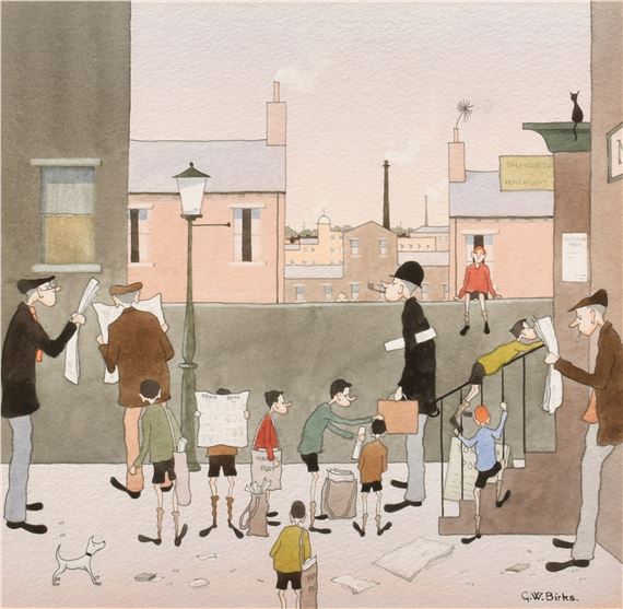 Geoffrey W. Birks | The Paper Shop (92) | MutualArt