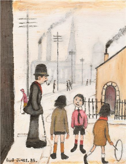 Bob Jones | Children Playing (1988) | MutualArt