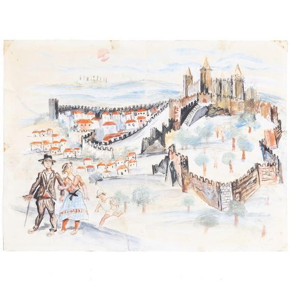 Simão César Dórdio Gomes | Castelo de Santa Maria da Feira com figuras ...