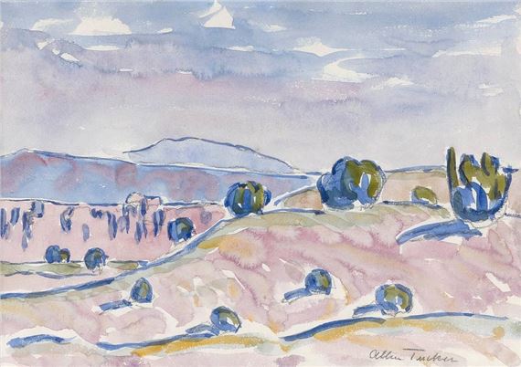 Allen Tucker | Mountainous landscape | MutualArt