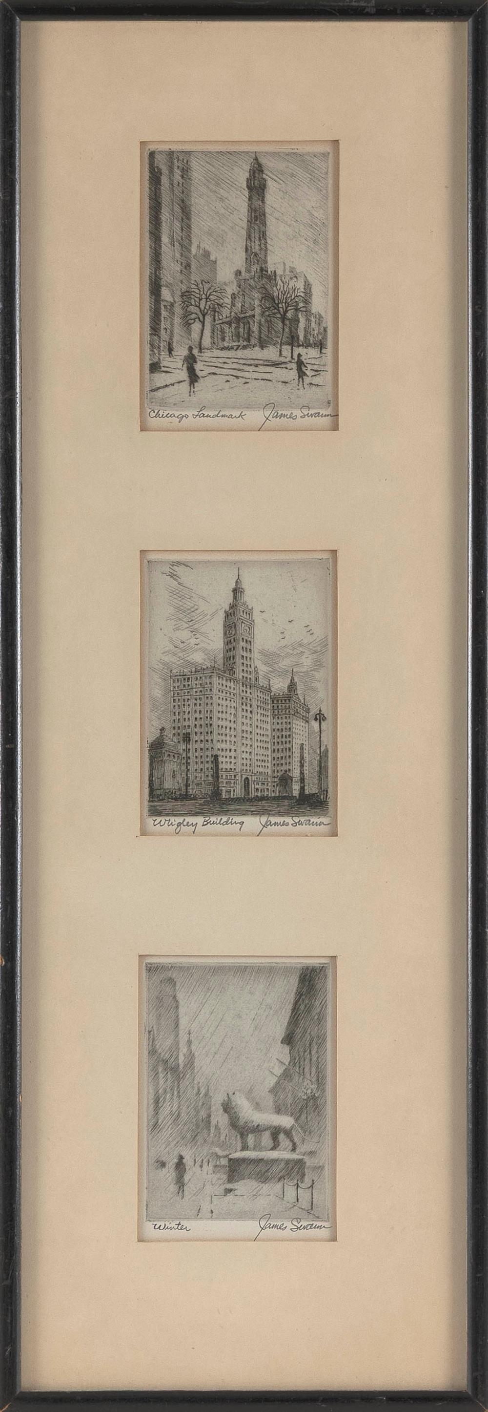 James Swann | Three views of Chicago | MutualArt