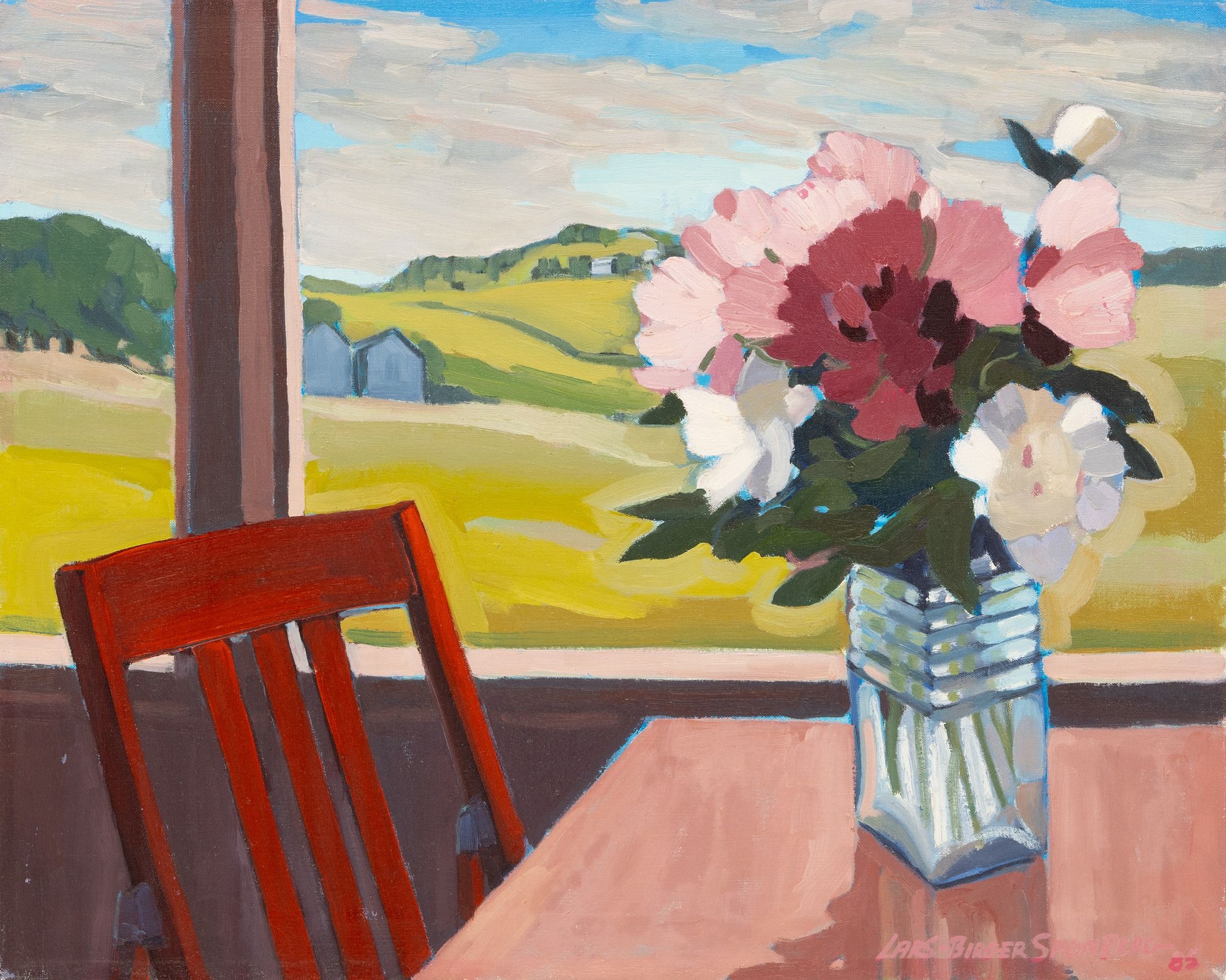 Lars Birger Sponberg | Floral Still Life (1985) | MutualArt