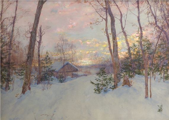 Walter Launt Palmer | Winter Scene | MutualArt