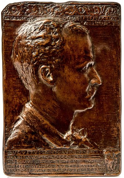 Augustus Saint-Gaudens | Portrait of Charles McKim (1878) | MutualArt