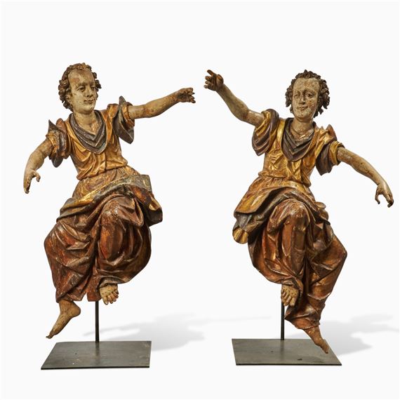 South German School, 18th Century | Pair of South German Baroque Large ...