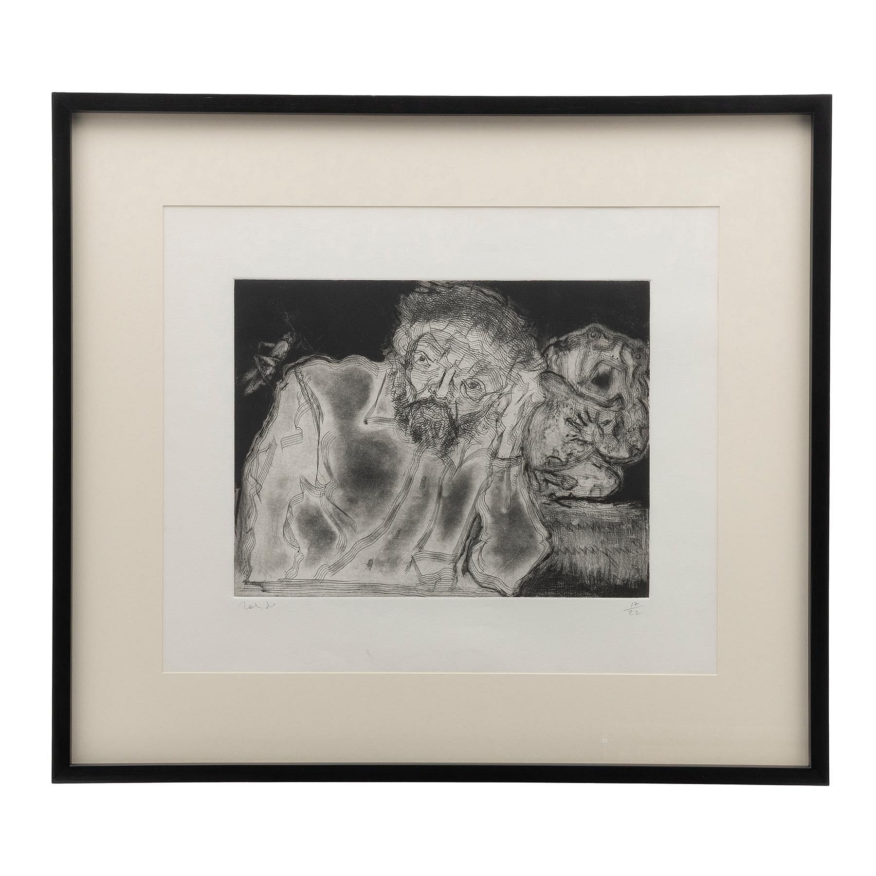 Francisco Toledo | Autorretrato con sapo y grillo | MutualArt