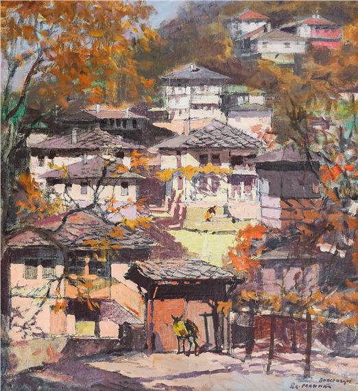 Vladimir Manski | Houses at Bozhentsi [1940s (Circa 17) | MutualArt