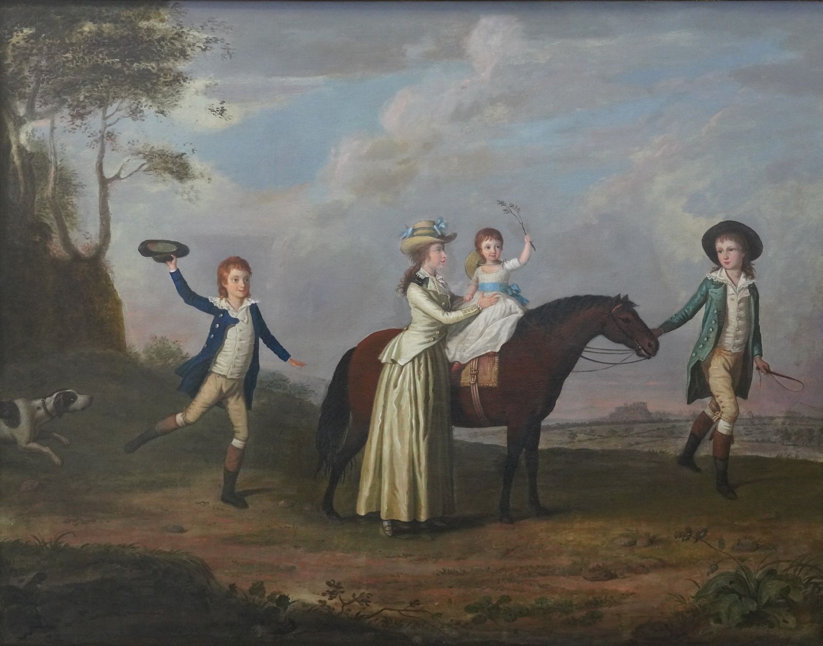 William Williams | Family portrait of a lady and three children | MutualArt