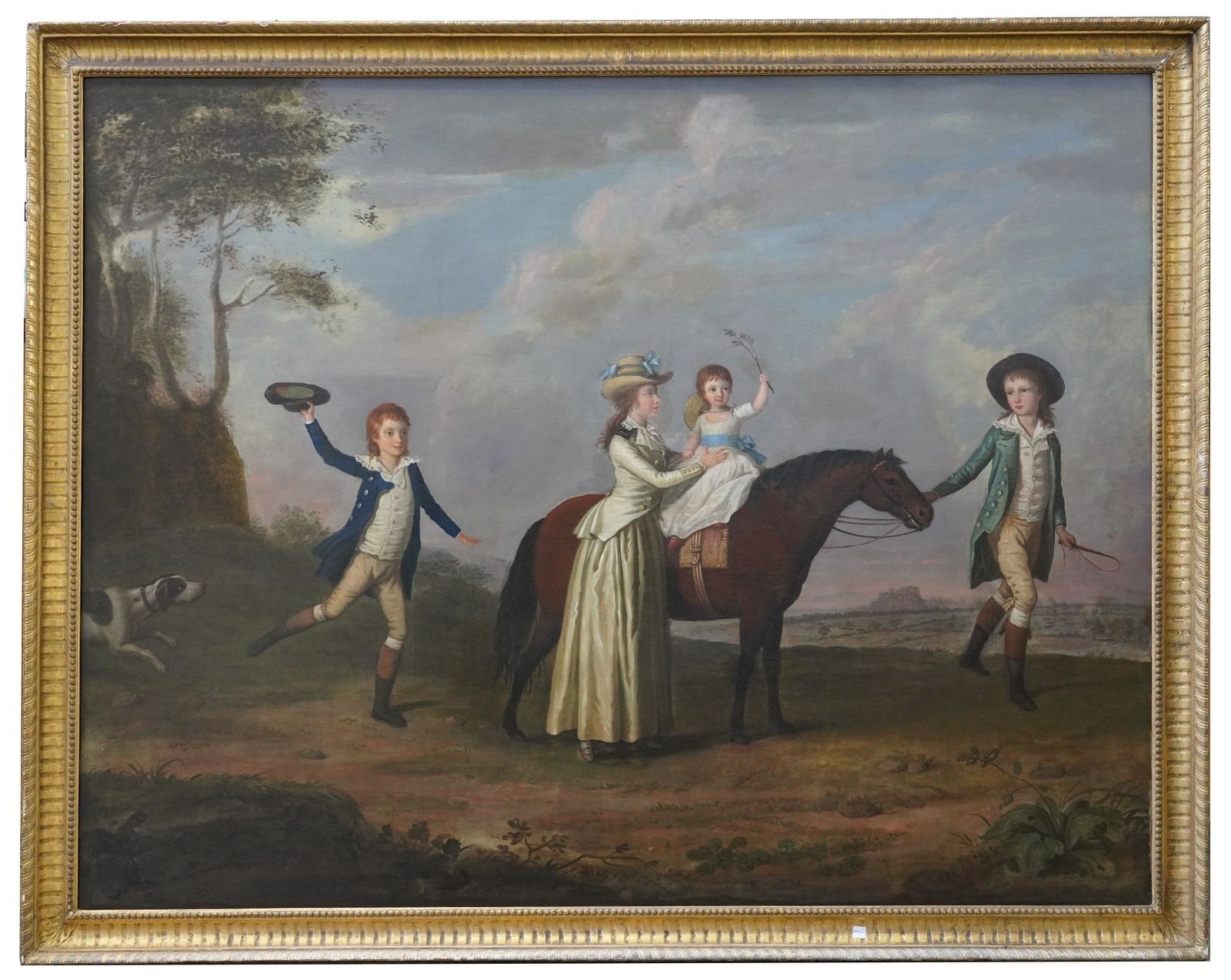 William Williams | Family portrait of a lady and three children | MutualArt