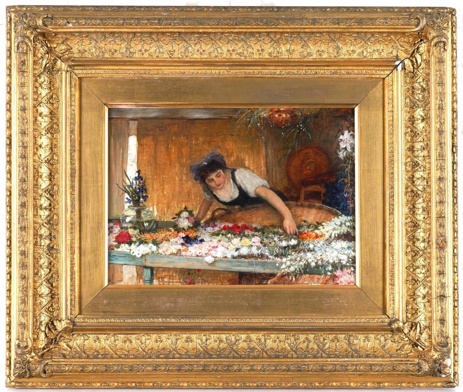 Robert Walker Macbeth | The Flower Stall | MutualArt