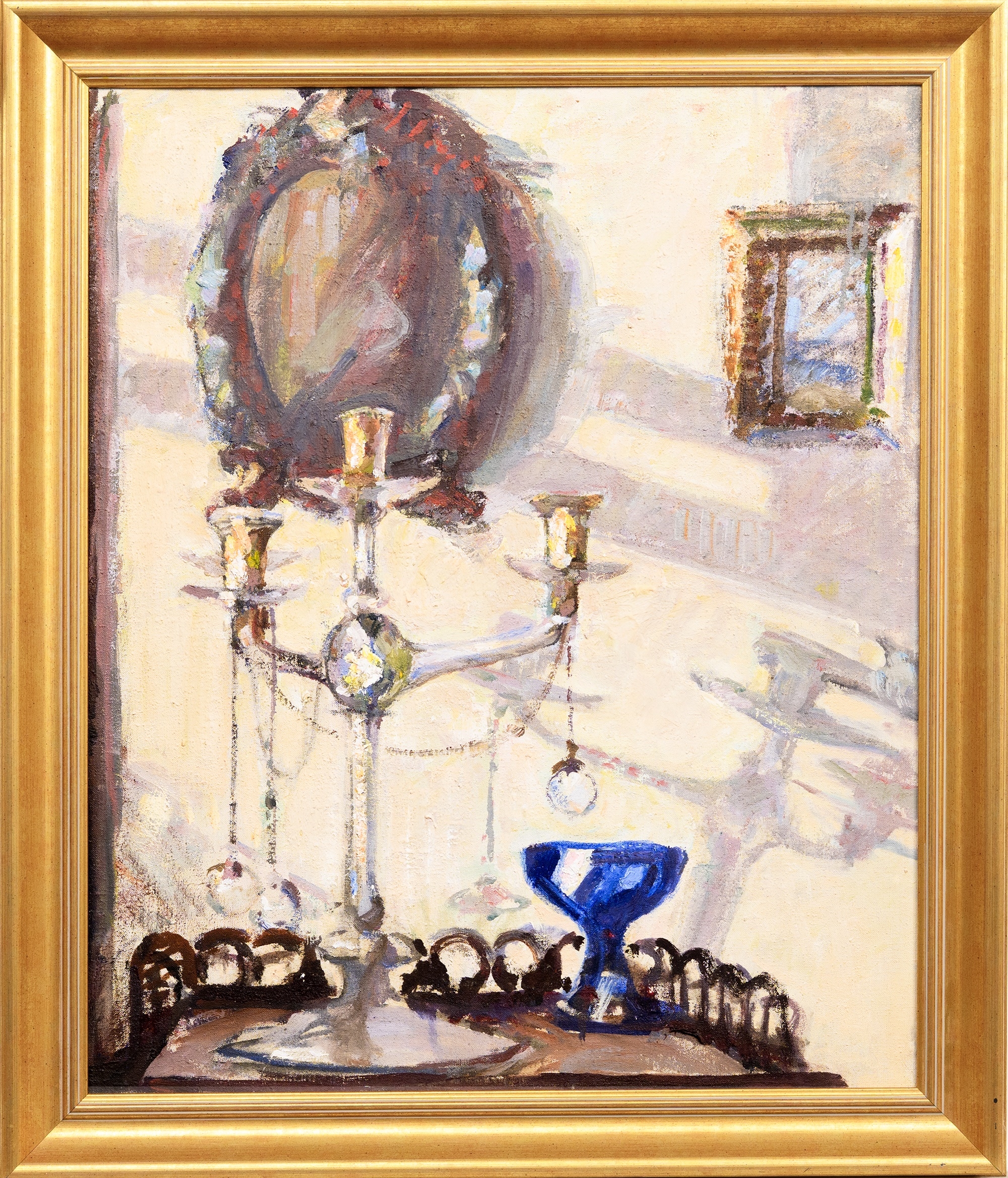 Florence St. John Cadell | STILL LIFE WITH BLUE GOBLET | MutualArt