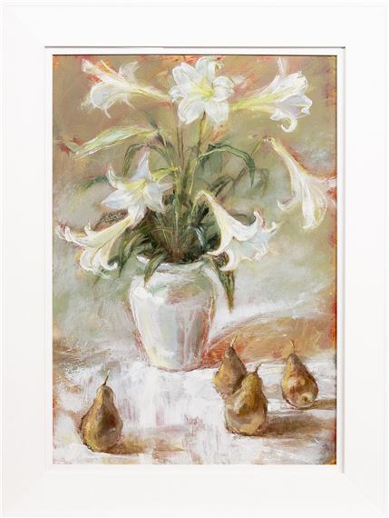 Beth Robertson Fiddes | PEARS AND FLOWERS | MutualArt