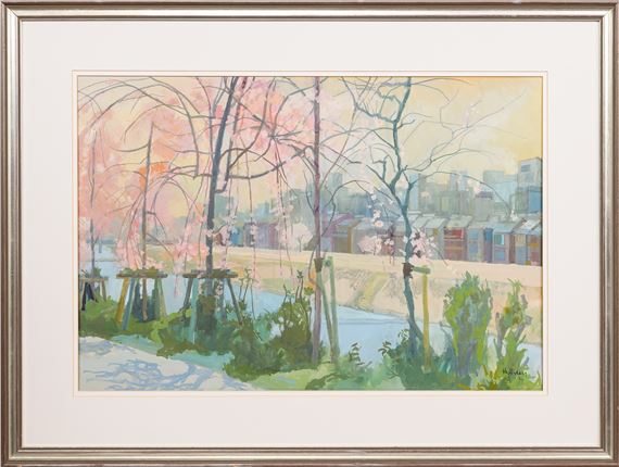 Irene Halliday | RIVER LANDSCAPE | MutualArt
