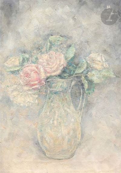 Toshio Bando | Bouquet of roses in a pitcher | MutualArt