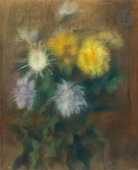 Toshio Bando | Bouquet of yellow and white flowers | MutualArt
