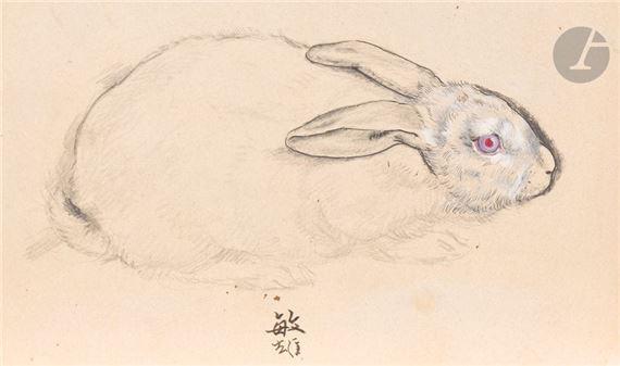 Toshio Bando | Albino rabbit | MutualArt