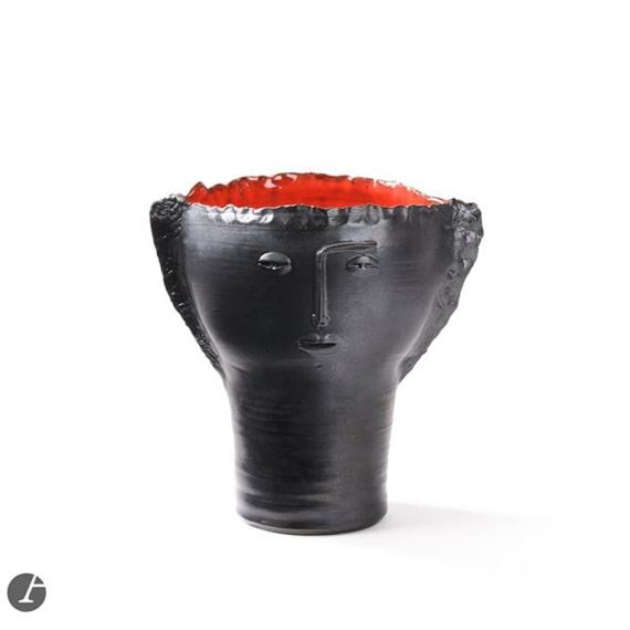 Robert Cloutier | Face Anthropomorphic vase | MutualArt