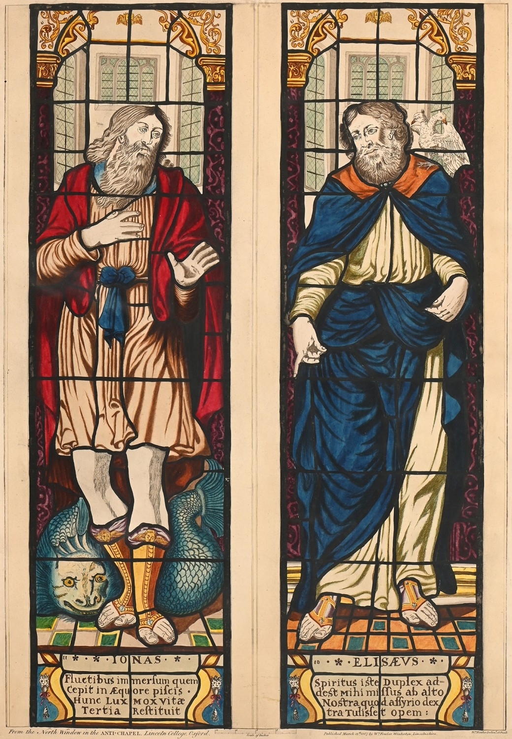 William Fowler | The North Window in the Ante-chapel, Lincoln College ...