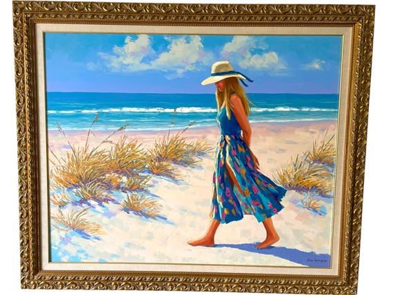 Gary Stephen George | COASTAL BEACH WALK | MutualArt