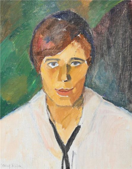 Olaf Rude | Portrait of a young woman | MutualArt
