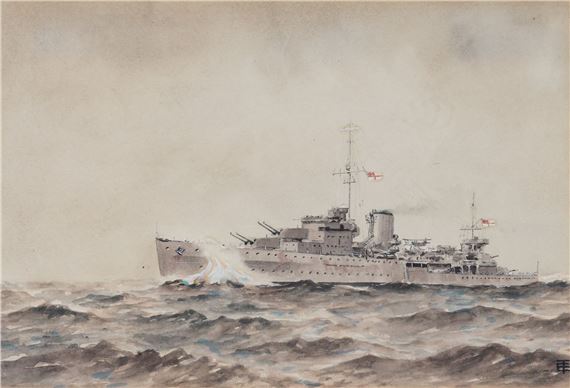 Eric Erskine Campbell Tufnell | HMS Orion | MutualArt