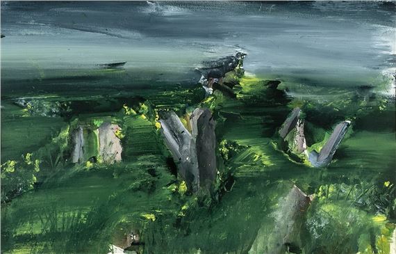 Ignác Kokas | Tájkép (1991) | MutualArt
