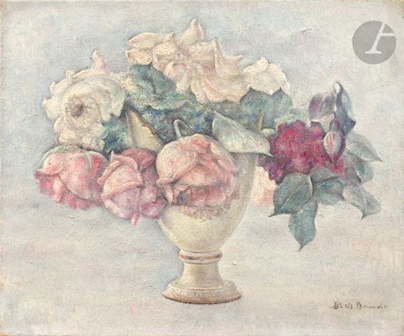 Toshio Bando | Bouquet of roses in a vase | MutualArt