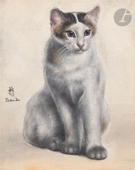 Toshio Bando | Seated cat (Circa 1927) | MutualArt