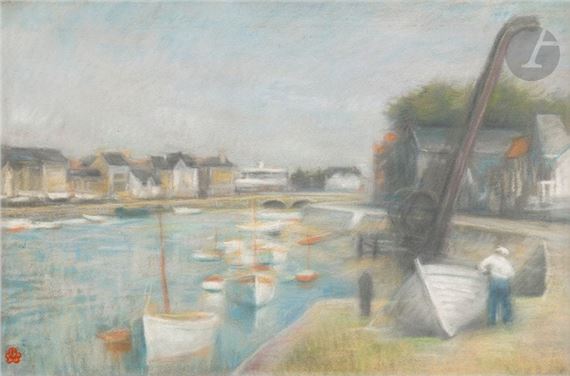 Toshio Bando | Port of La Baule-Le Pouliguen (1934) | MutualArt