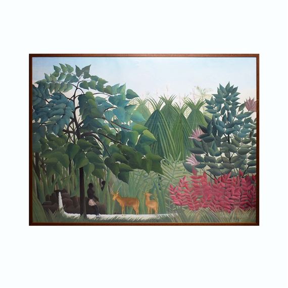 Henri Rousseau | THE WATERFALL | MutualArt
