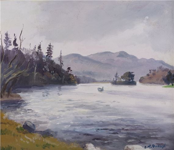 Bernard McDonagh | View Aross a Lake | MutualArt